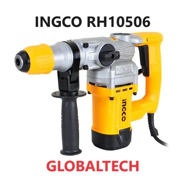 INGCO RH10506 MESIN ROTARY HAMMER 26MM BOR BOBOK TEMBOK BETON SDS PLUS ...