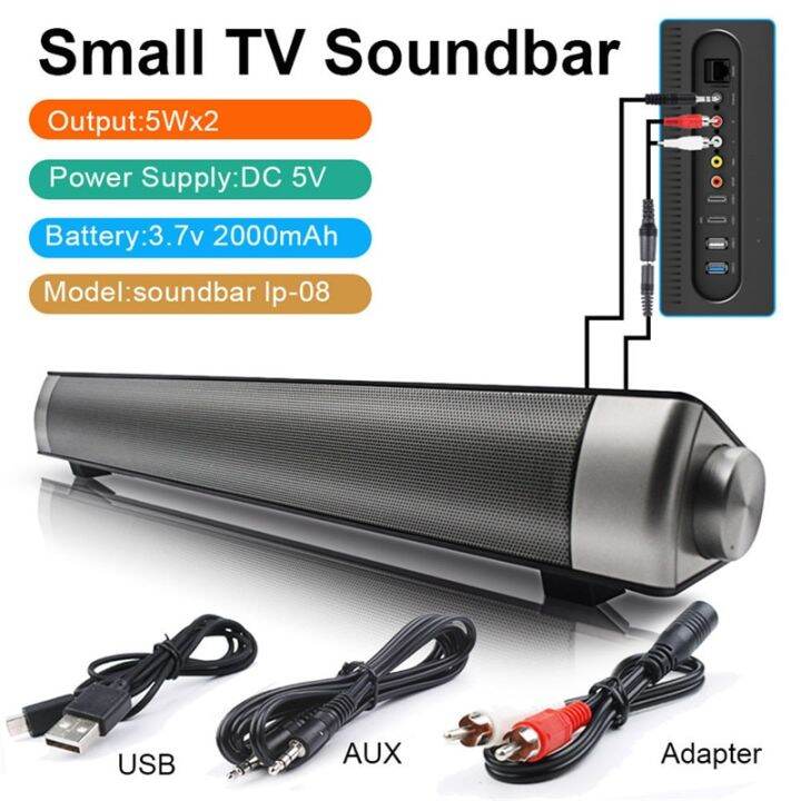 🎶【IN STOCK】🎈🎀10W Bluetooth Speaker Sound Bar Wireless Subwoofer ...