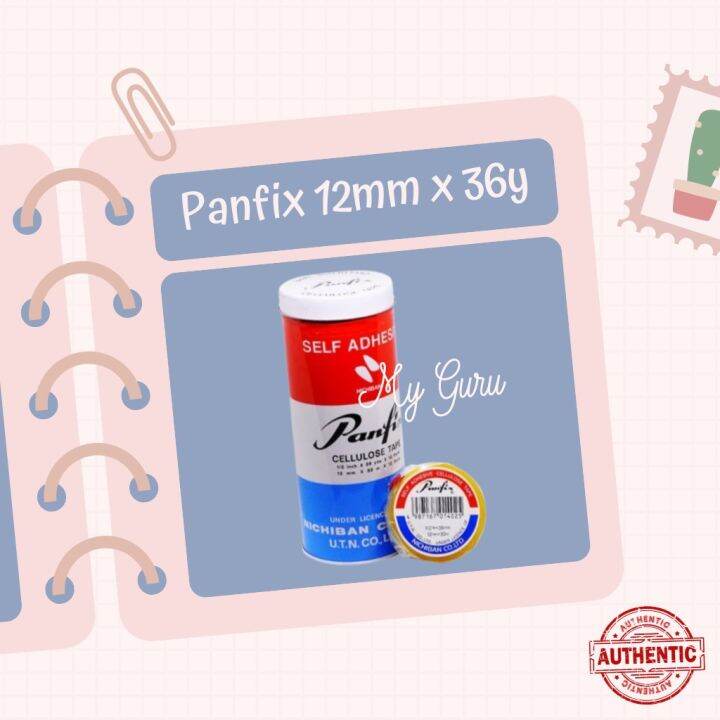 [ROL] PANFIX 1/2 INCH / 12 MM X 36 YARD SOLATIP / SELOTIP / ISOLASI ...