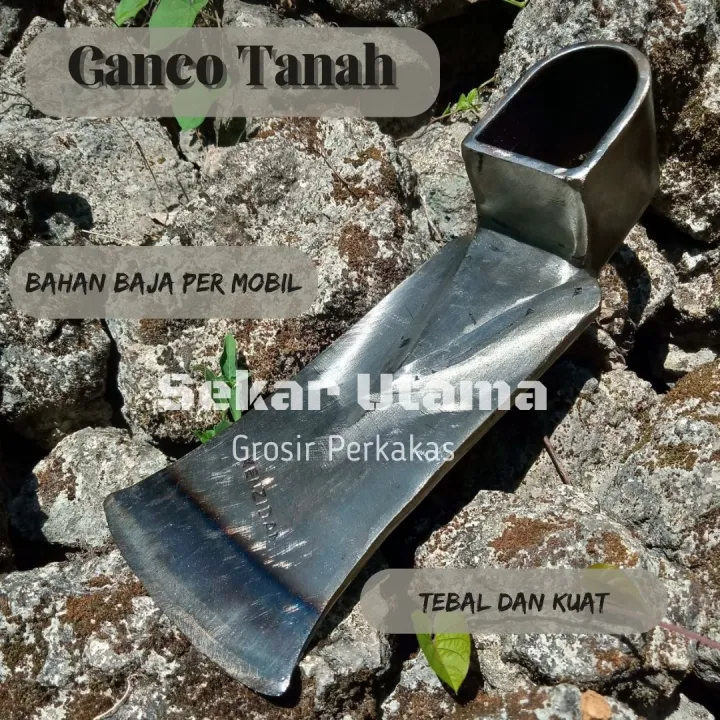 PROMO TERBARU Ganco Tanah Bahan Baja Per Finishing Putih Dan Tajam ...