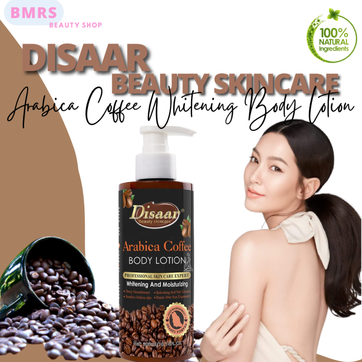 DISAAR BEAUTY SKIN CARE - ARABICA COFFEE WHITENING BODY LOTION For ...