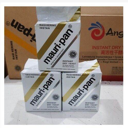 Ragi Instant MAURIPAN 500 gram GROSIR / yeast kering pengembang 500g ...