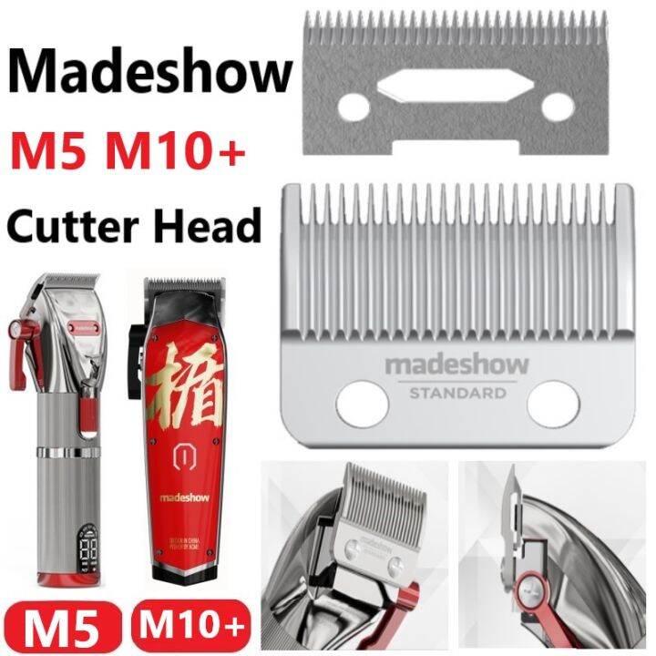 Madeshow M5 M10 Professional Hair Clipper ใบมีดมาตรฐานหัวตัดชุดเปลี่ยน ...