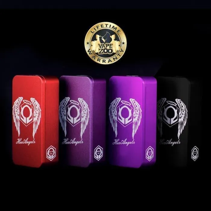 Hexohm V3 HexAngel Anodized Vapezoo Box Mod Auntentic Plum Black ...
