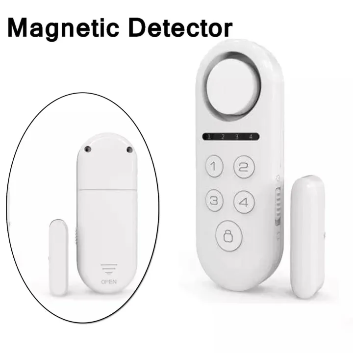 Door Window alarm system Double Sided Magnetic Detector | Lazada PH