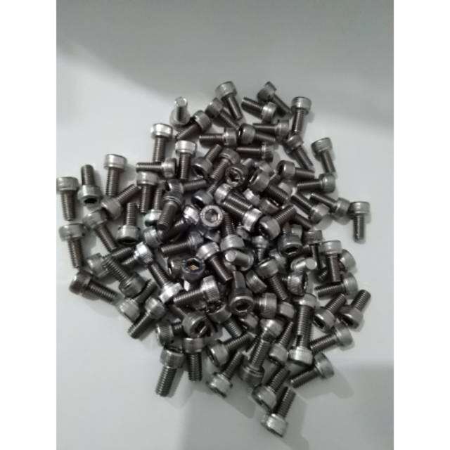 Baut L M8 x 35 stainless steel SS304 (harga per biji) baut M8 | Lazada Indonesia