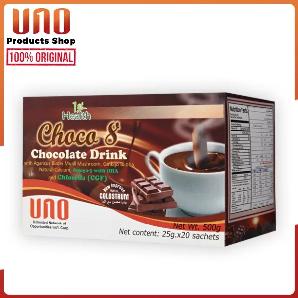 UNO Original Choco 8 Chocolate healthy natural drinks for kid children ...