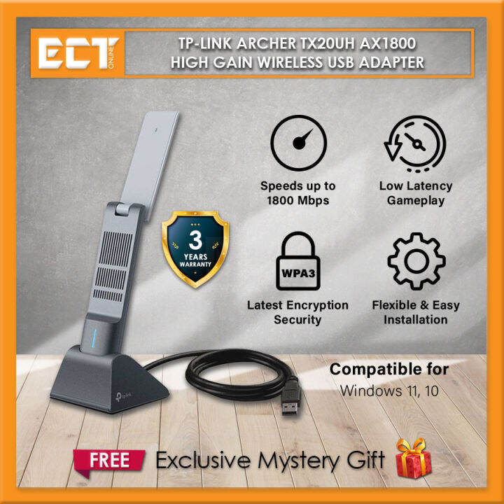 TP-Link Archer TX20UH AX1800 High Gain Wireless USB Adapter | Lazada