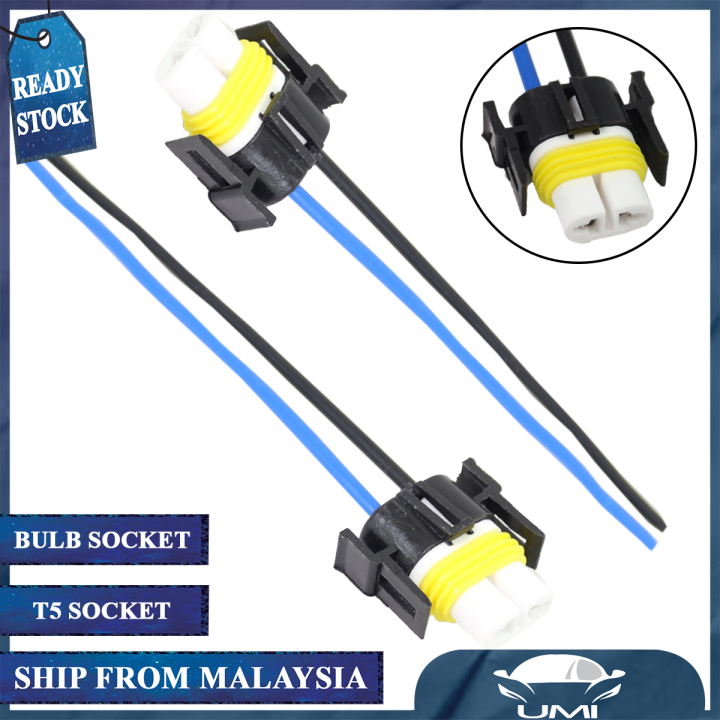 1 Pc H11/H9/H8 Socket Light Bulb Holder Lamp Bulb Cord Light Bulb ...