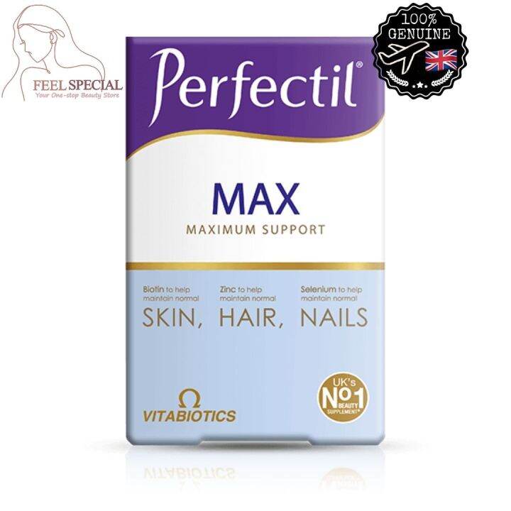 VITABIOTICS Perfectil Max (84 Tablets / Capsules) - For skin, hair and ...