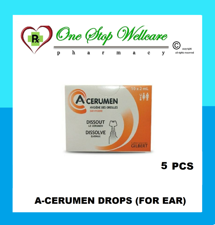A-CERUMEN DROPS 1X5'S (EXP:03/2025) | Lazada