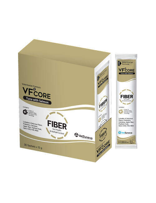 VF+Core Fiber อาหารเสริมป้องกันอาการท้องผูกในรูปแบบขนมแมวเลีย ขนาด 30 ...