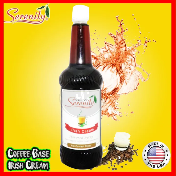 Sweet Serenity™ Coffee Base Irish Cream Syrup 750ml Use for Frappe ...