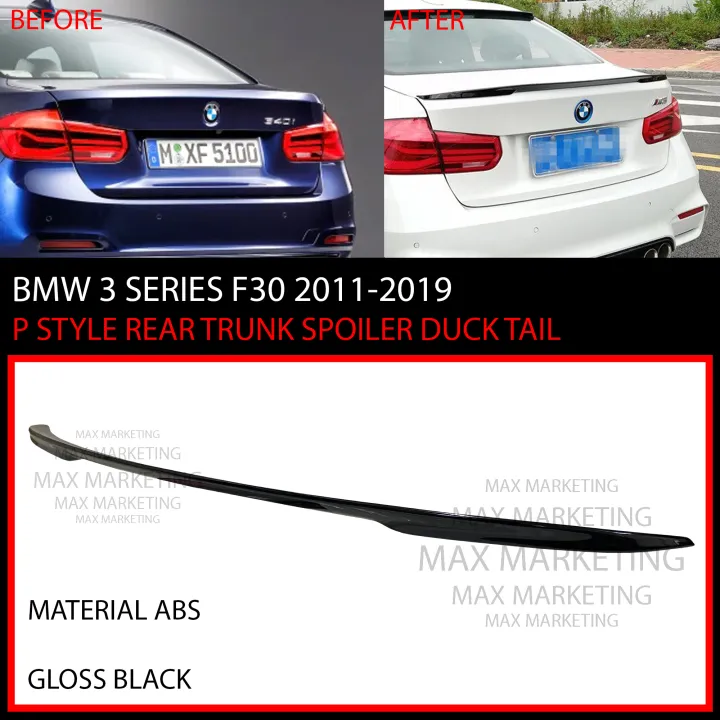BMW 3 SERIES F30 2011-2019 P STYLE REAR TRUNK SPOILER DUCKTAIL ABS ...