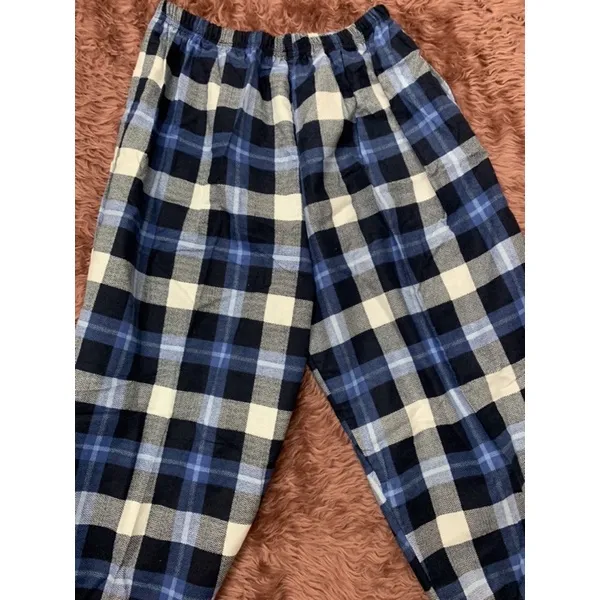 Flannel or Pranela pajama thread#7 pantulog pambahay sleepwear PLAID ...