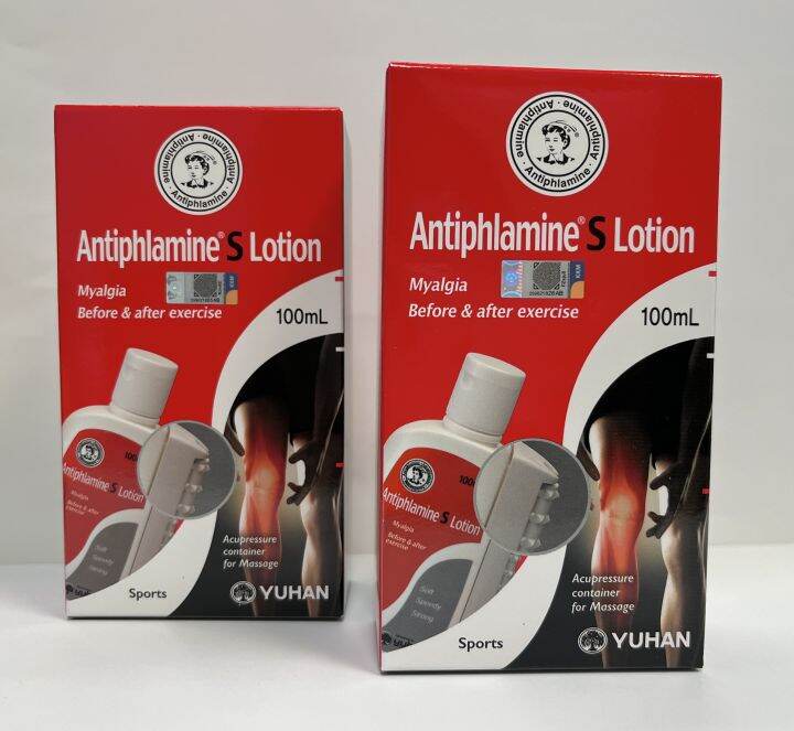 (Value Buy) 2 x Antiphlamine S Lotion 100ml (Korean Pain Relieving ...