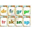 Consonant Blends and Digraphs Flip cards | Laminated | Word Builder| 94 ...