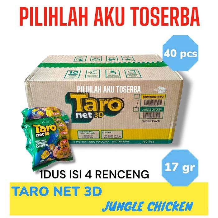 Taro 3D Snack JUNGLE CHICKEN RENCENG - ( HARGA 1 DUS ) | Lazada Indonesia