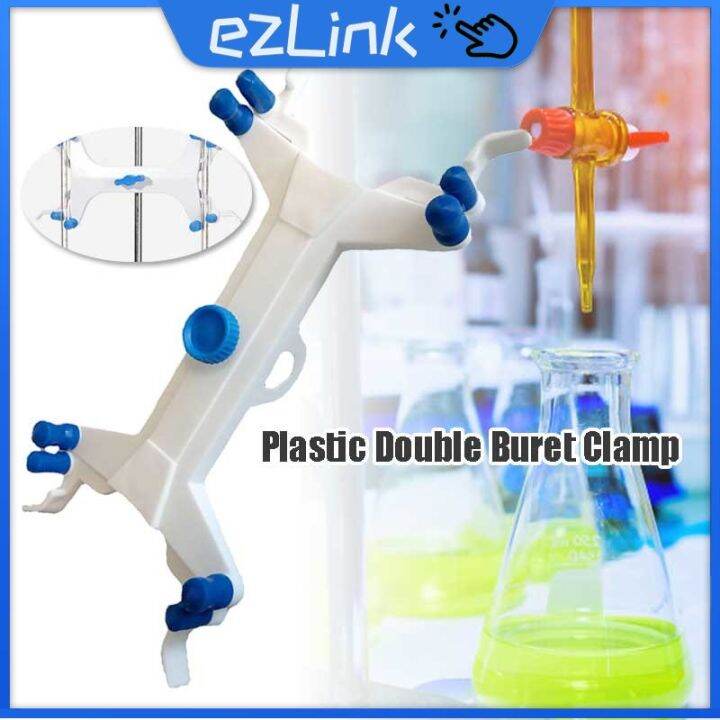 1Pcs Plastic Double Buret Clamp For Lab Titration Stand | Lazada PH