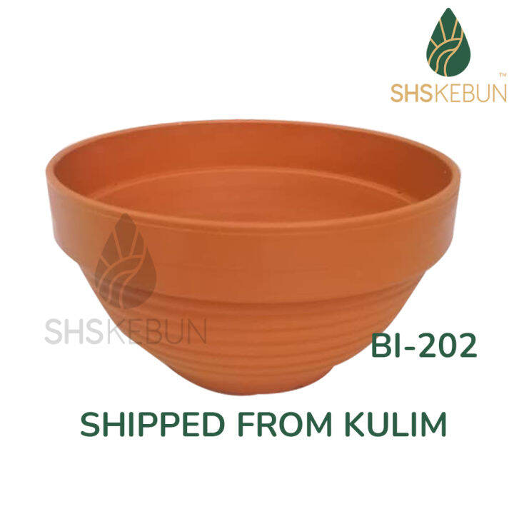 Baba Biodegradable Flower Pot Plastic Flower Pot Pasu Bunga 塑料花盆 BI-202 ...
