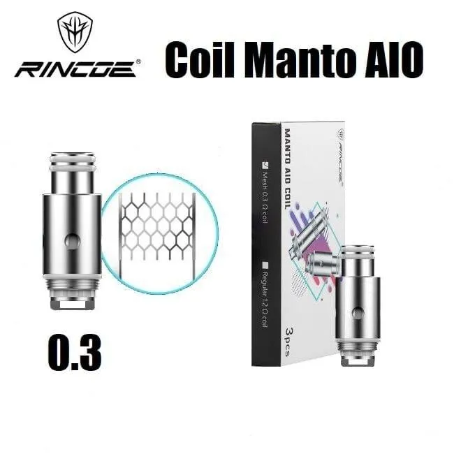 Coil Rincoe Manto AIO Replacement Coil Mesh Coil Manto AIO coilmanto ...