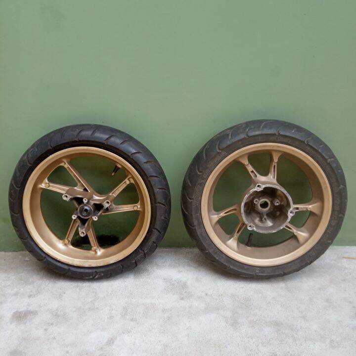 Velg velg depan belakang Yamaha Nmax original copotan motor plus roda ...