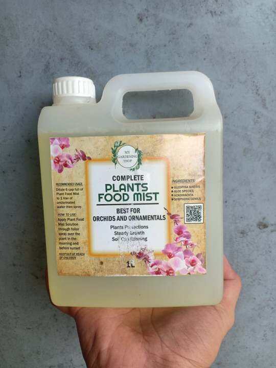 Plant Food Mist for Orchids and Ornamental Plants 1 Liter Ready to Use ...