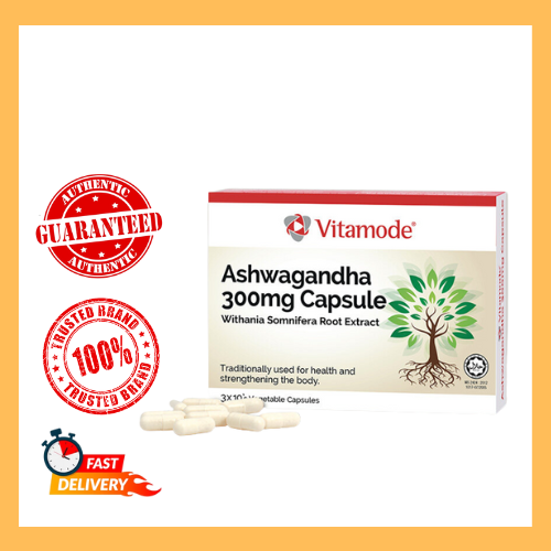 ASHWAGANDHA 300MG CAPSULE WITHANIA SOMNIFERA ROOT EXTRACT 3x10s | Lazada