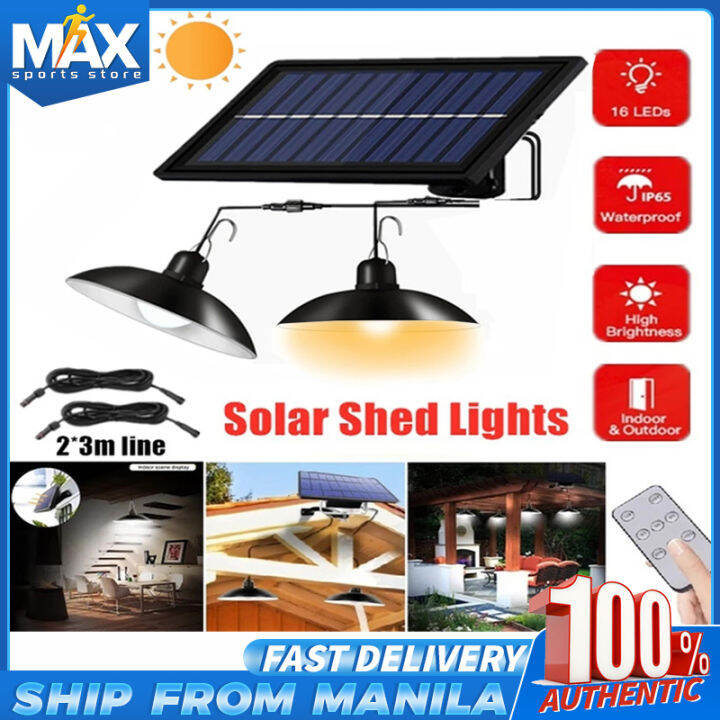 [Philippine Local Delivery + COD]IP65 LED Solar Panel Light Bulb Indoor ...