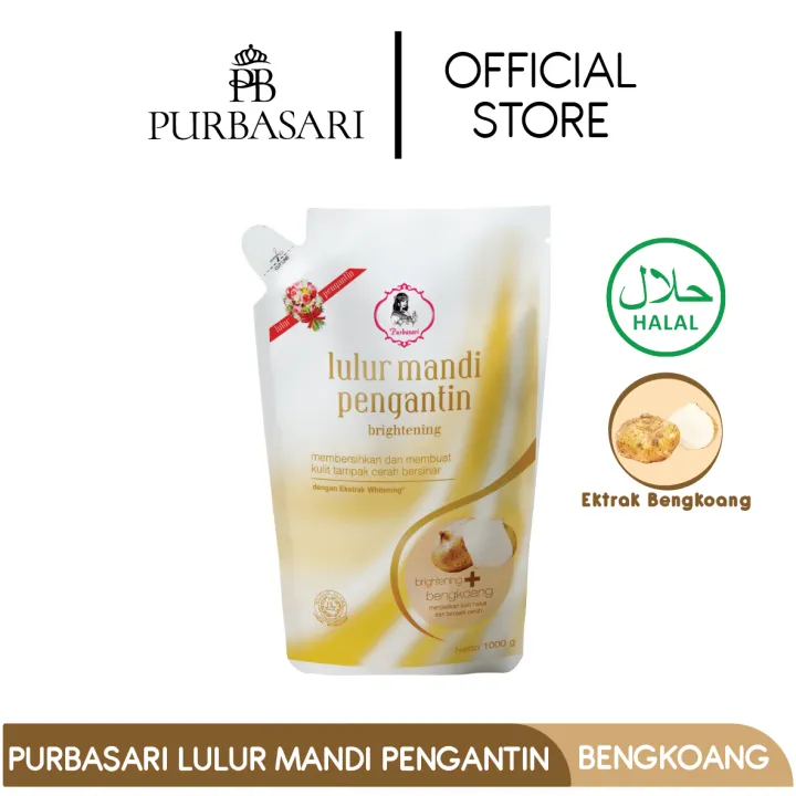 Purbasari body scrub wedding bengkoang pouch 1kg | Lazada PH
