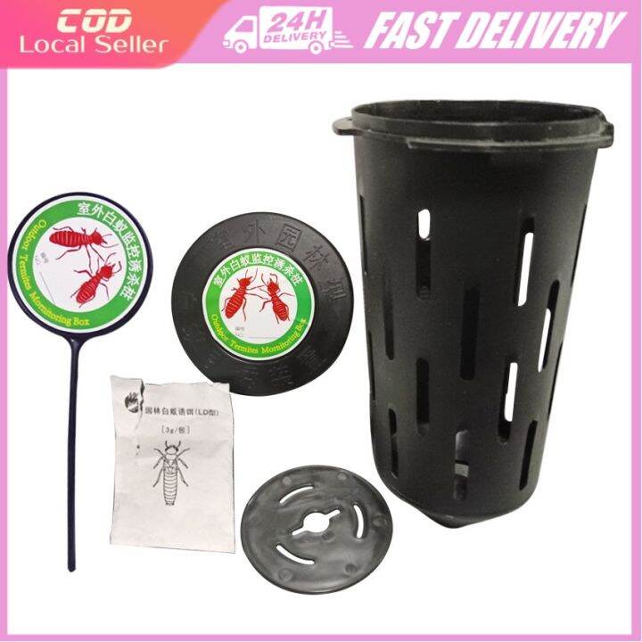 Outdoor Termite Bait Box Umpan Hapuskan Anai-Anai Keseluruhan Koloni Anai-anai Termite Killer ...
