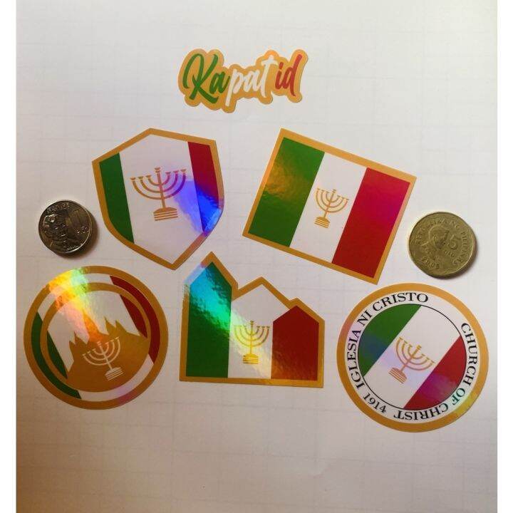 Iglesia ni Cristo sticker / Holographic/ 5pc plus free kapatid | Lazada PH