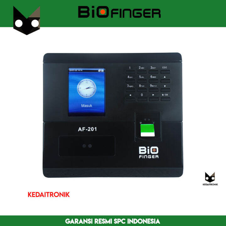 Biofinger AF 201 Mesin Absensi Sidik Jari Fingerprint Bio Finger AF201 ...