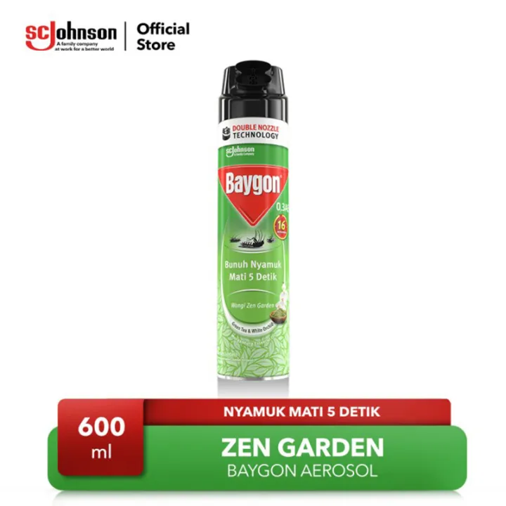 Baygon Aerosol Zen Garden 600+75ml | Lazada Indonesia