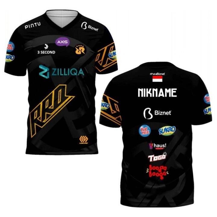 RRQ mpl season 11 Jersey 2023 Jersey RRQ M4 Jersey Free name | Lazada.co.th