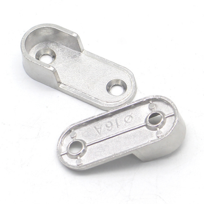 Wardrobe Clothes Tube Support Closet Rod Pole End Bracket Holder 1 SET ...