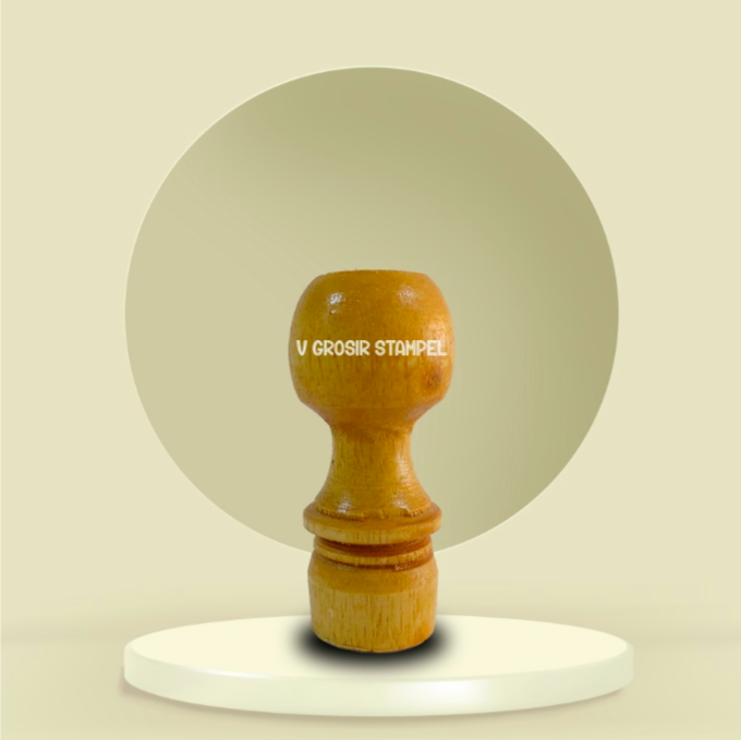 Gagang Stempel Kayu diameter 1cm /Grosir Bahan Gagang Stempel Bak ...