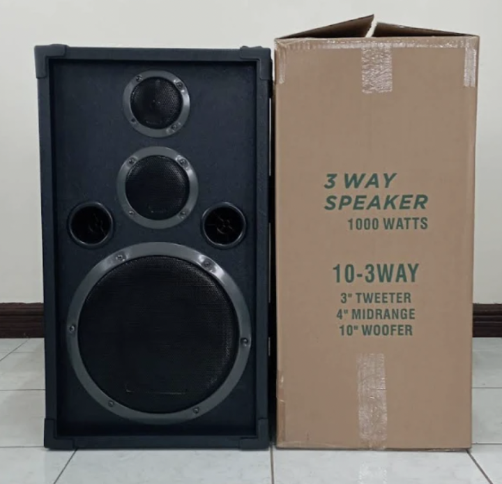 10" 3-Way Speaker Standard Type Audio Equipment System SOLD PER PIECE ...