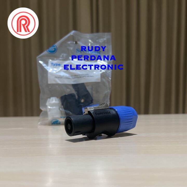 JACK JEK SPEAKON SPIKON MALE 4 PIN SEETRONIC SL4FC-X AUDIO SOUND ...