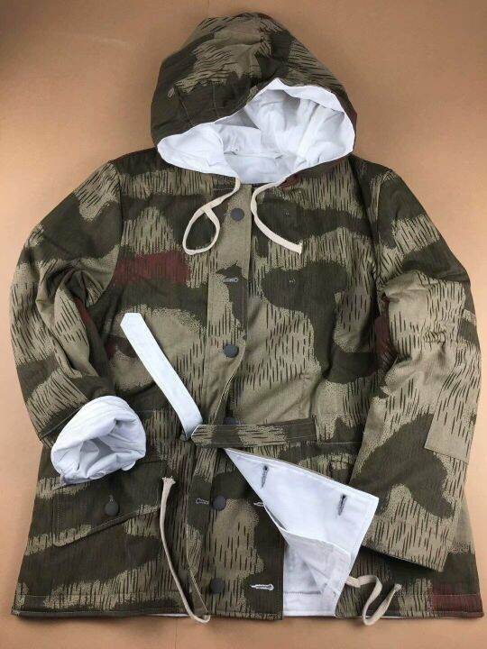 WWII WW2 German Tan&Water Swamp Camo MILITARY UNIFORM Winter Reversible ...