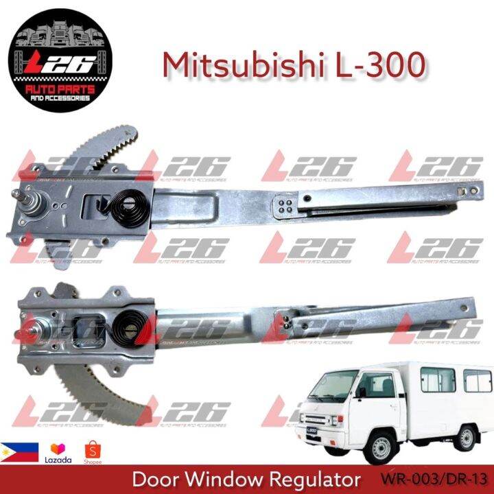 MITSUBISHI L300 L-300 L 300 MANUAL DOOR WINDOW REGULATOR WR-003 / DR-13 ...