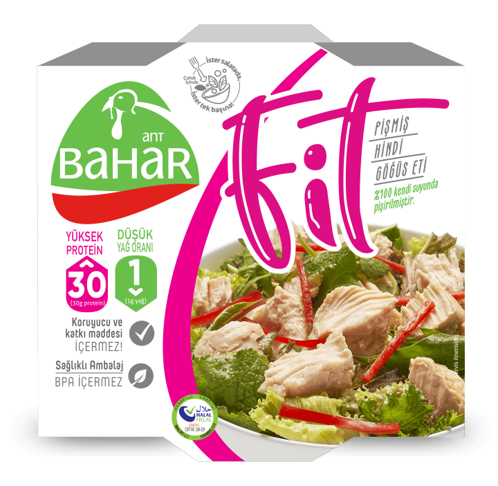 Turkey FIT Breast Meat High Protein Low Fat Bahar 165g Halal Certified ...