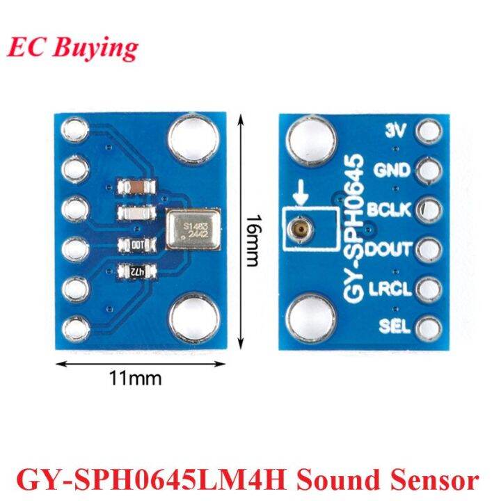 Sph0645 Digital Sound Sensor Module I2s Iss Interface Mems Microphone Breakout Sph0645lm4h For