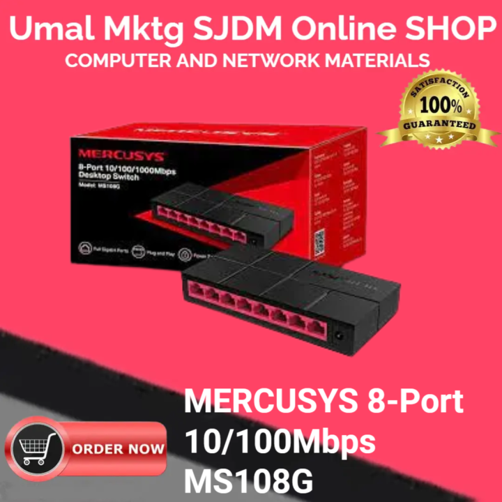 MERCUSYS Network Switch Hub | MS108G | Gigabit Network Switch Hub | 8 ... MERCUSYS Network Switch Hub | MS108G | Gigabit Network Switch Hub | 8 ...