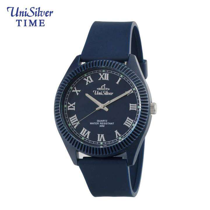 UniSilver TIME Men's Navy Blue Analog Rubber Watch KW4410-1004 | Lazada PH