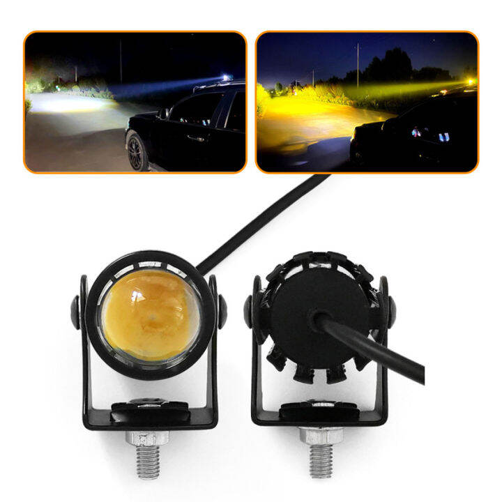 【High Quality】1pc Universal Motorcycle LED Headlight Projector Lens ...