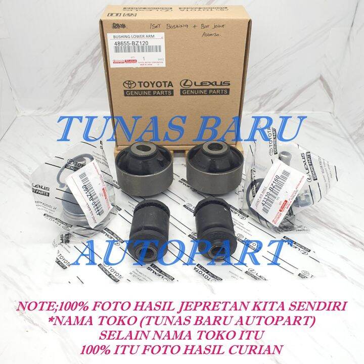 BALL JOINT AVANZA + BUSHING ARM ATAS BAWAH TOYOTA AVANZA XENIA | Lazada ...