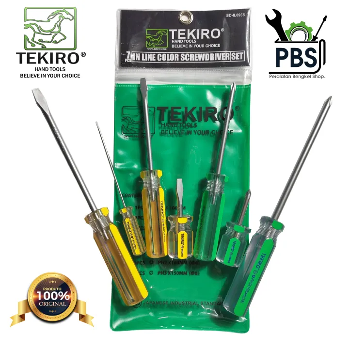 Obeng Kristal Set TEKIRO ORIGINAL | Lazada Indonesia