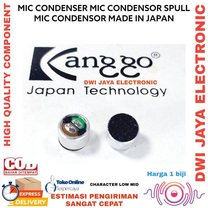 MIC CONDENSER MIC CONDENSOR SPULL MIC CONDENSOR MADE IN JAPAN | Lazada ...