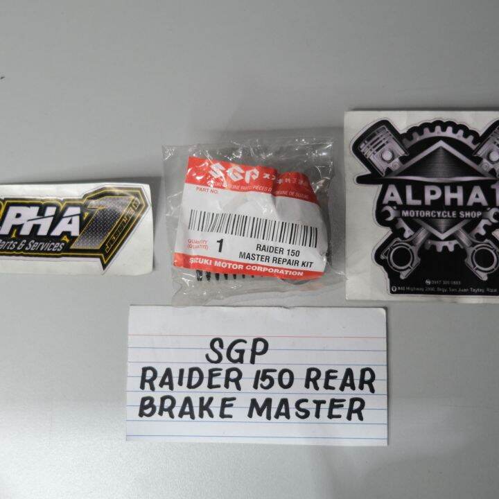 BRAKE MASTER REPAIR KIT RAIDER 150 REAR SGP | Lazada PH